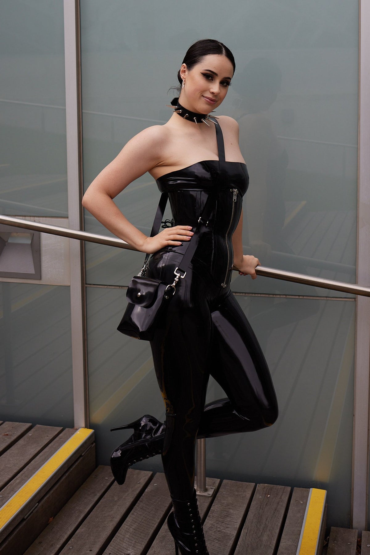 Small Black Latex Handbag – Latex 42